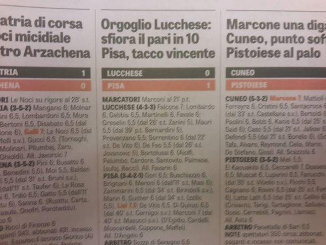 Rassegna stampa: Lucchese, il cuore non basta » Gazzetta Lucchese Rassegna stampa: Lucchese, il cuore non basta » Gazzetta Lucchese