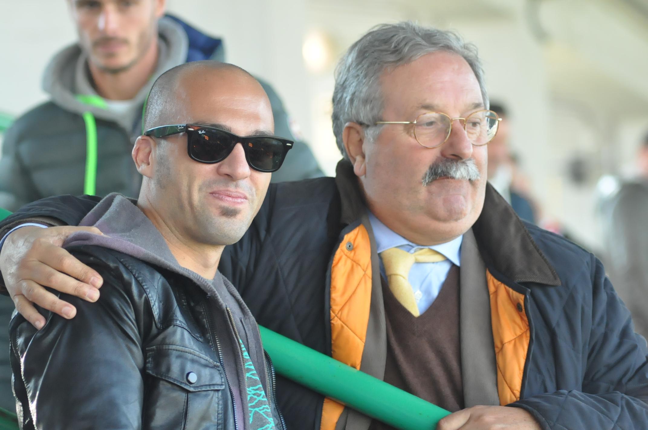 Tribuna del Porta Elisa super affolata: Antognoni, Donatelli, Morgia e ...